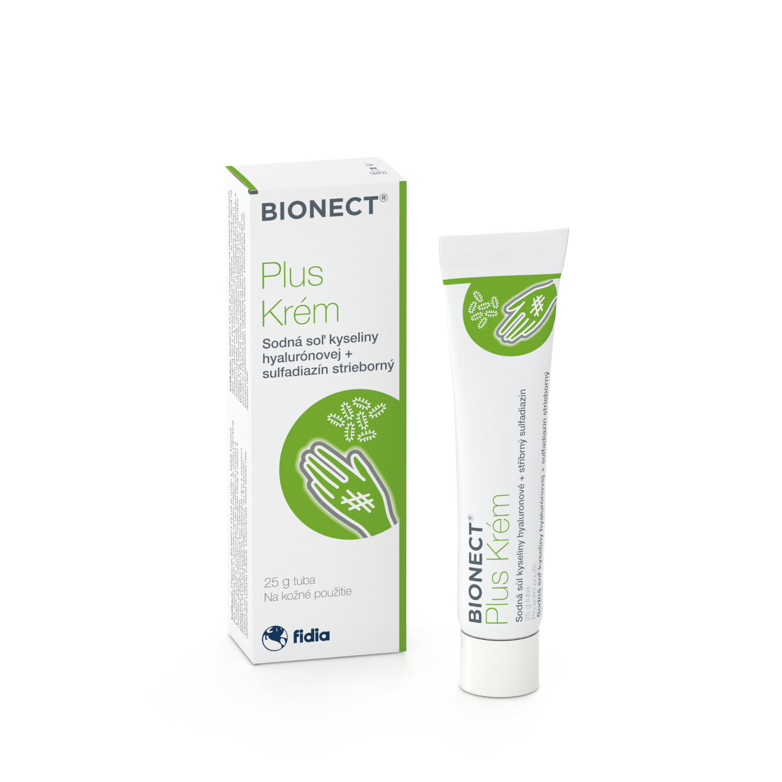 Bionect® Plus krém - Akútne a chronické rany s rizikom infekcie